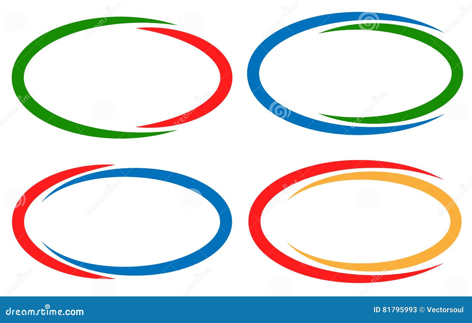 Circular Frames Cartoon Vector | CartoonDealer.com #41380949