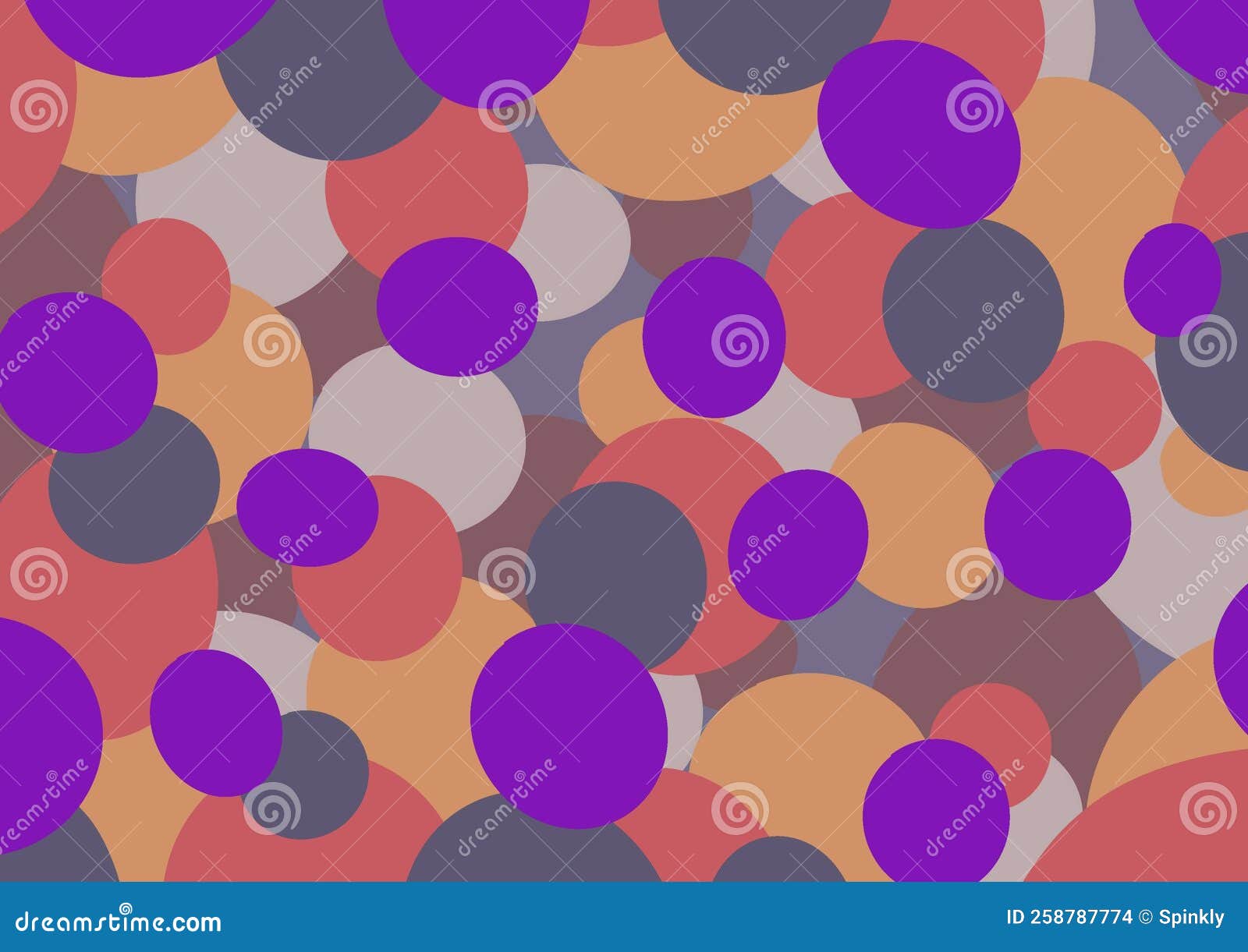Colorful Circular and Oval Color Background Wallpaper Design Stock ...
