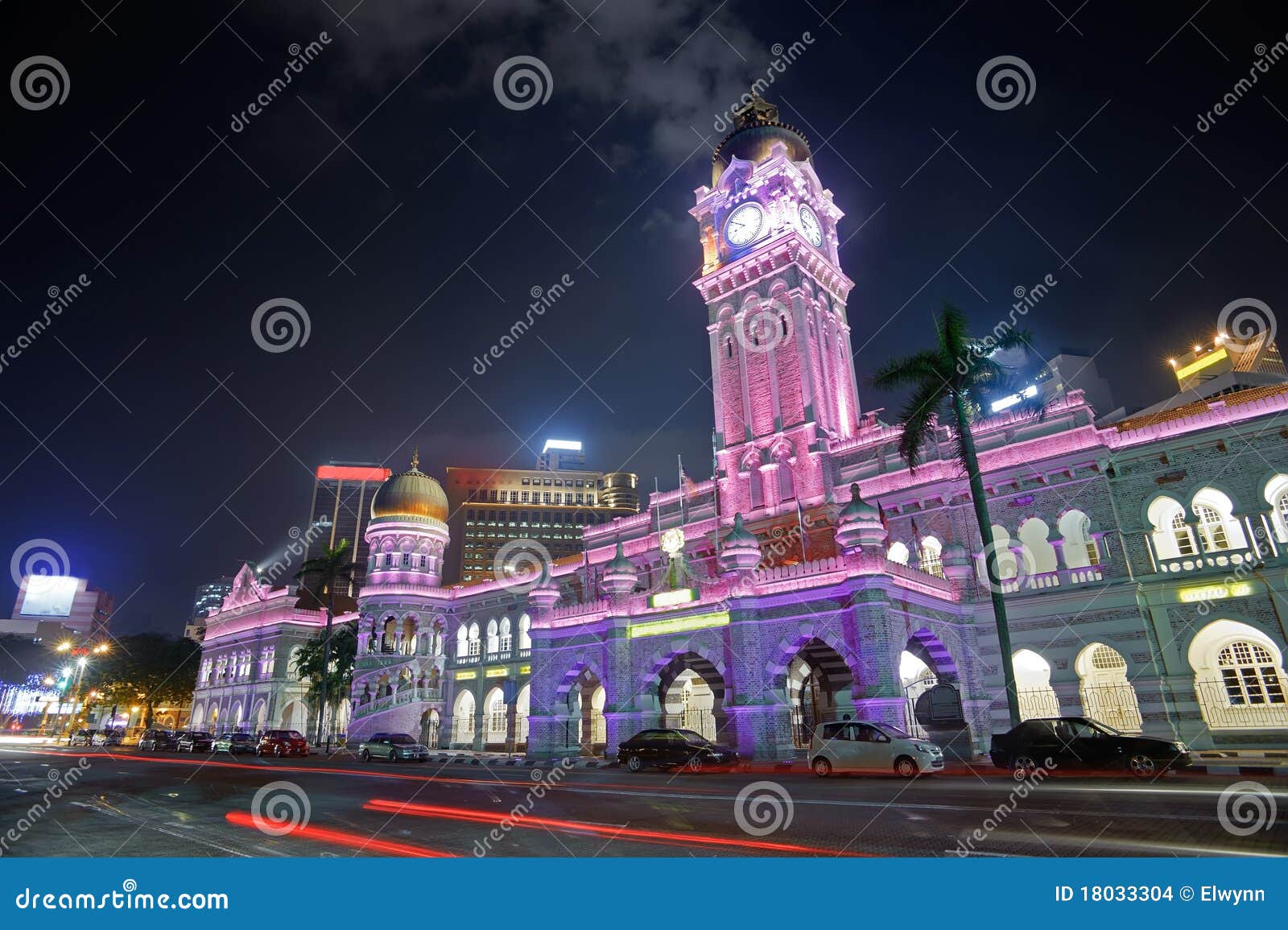 Colorful city night stock photo. Image of marvelous, dusk - 18033304