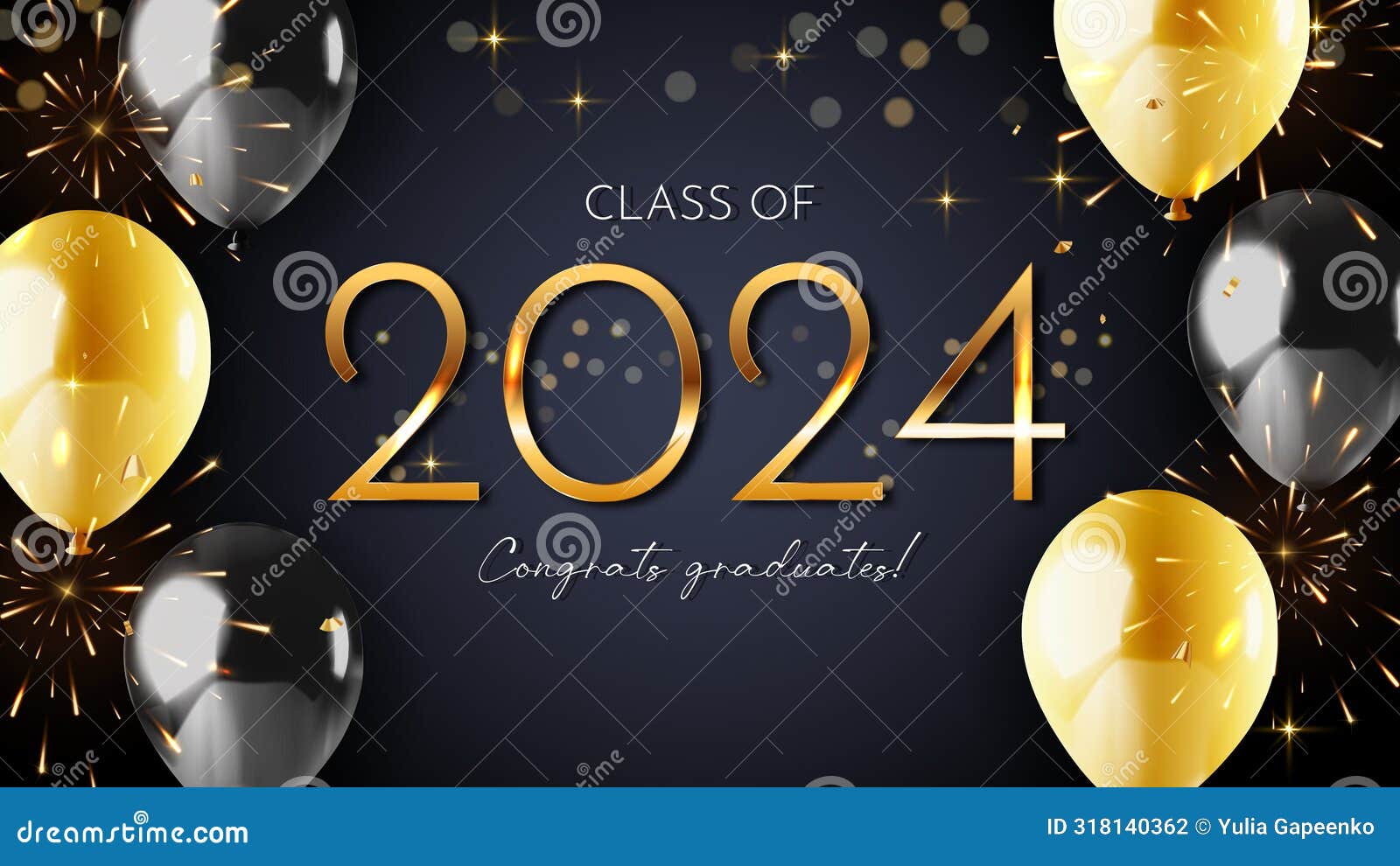 Graduation 2024 Orange Graduation Banner Royalty-Free Stock Photo ...
