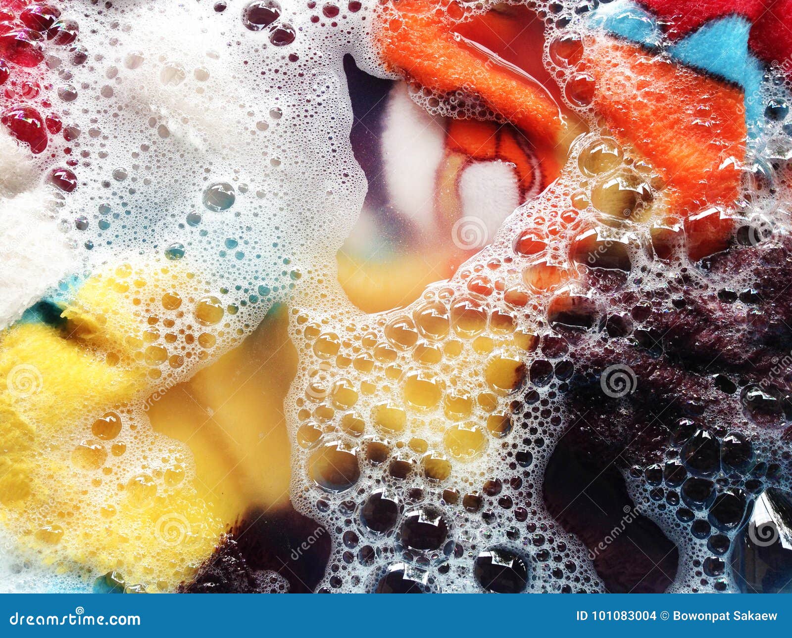 Colorful Clean, Soak a Cloth Stock Photo - Image of colorful, clean ...