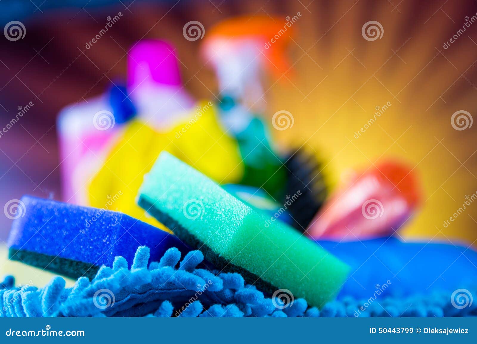 Colorful cleaning theme stock image. Image of chore, brush - 50443799