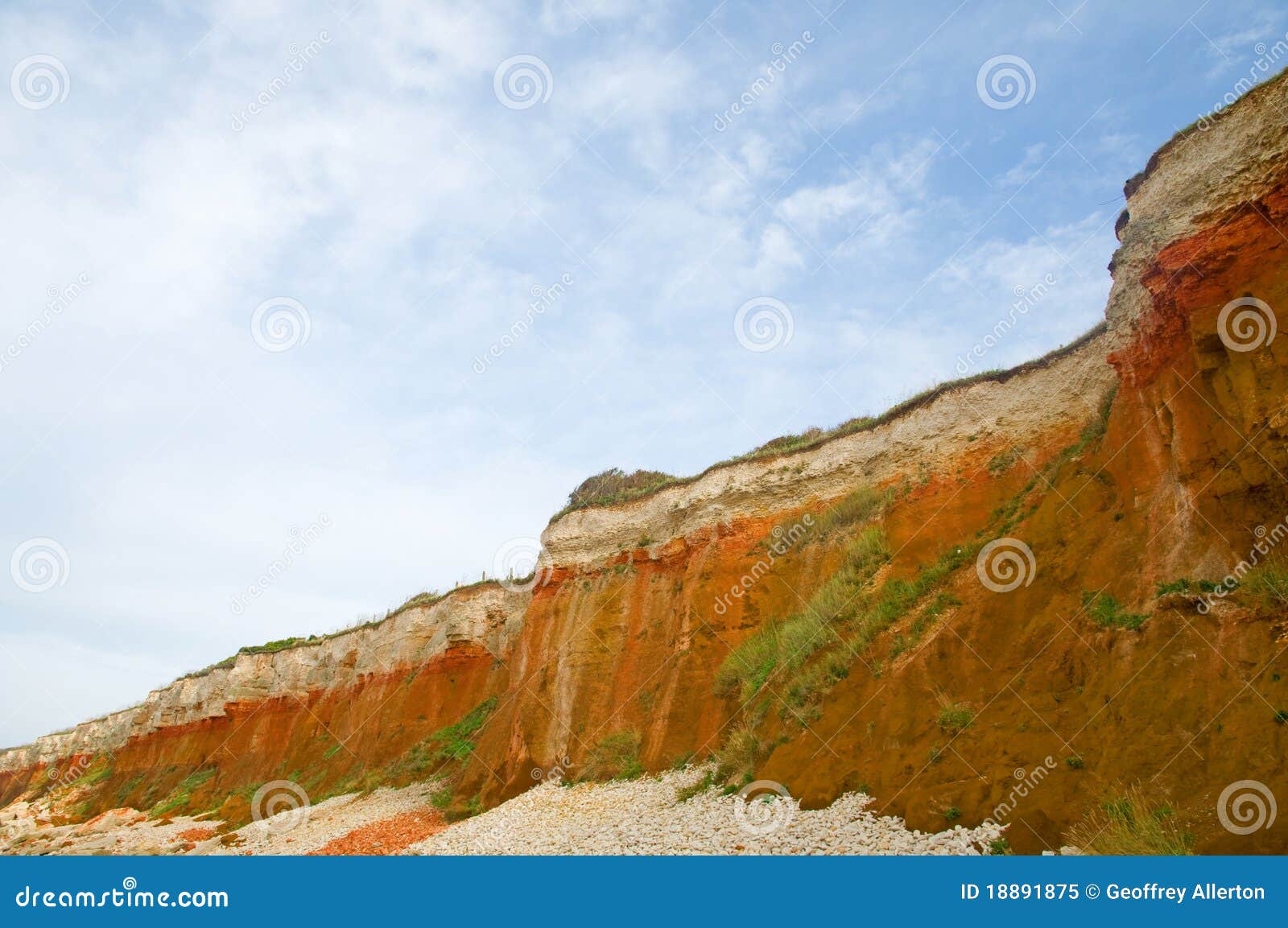 The colorful cliffs stock image. Image of england, norfolk - 18891875