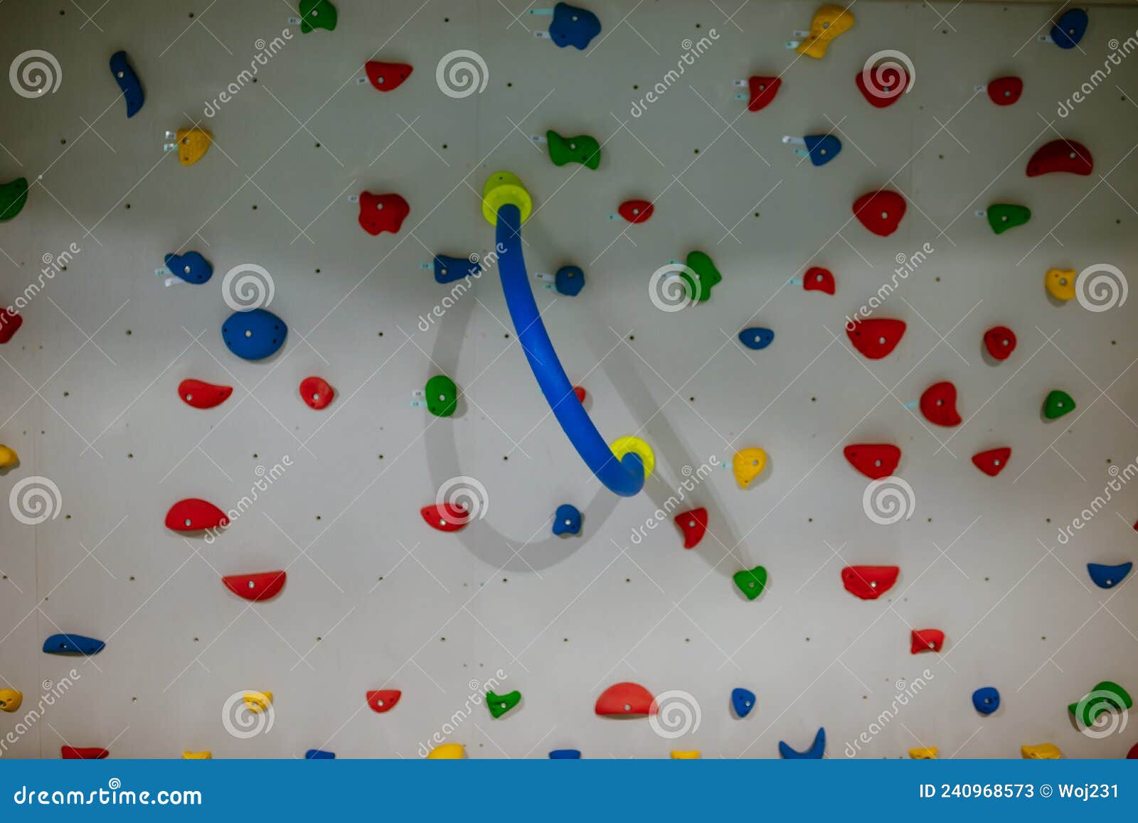 Colorful Climbing Wall for Small Children in Different Patterns Stock ...