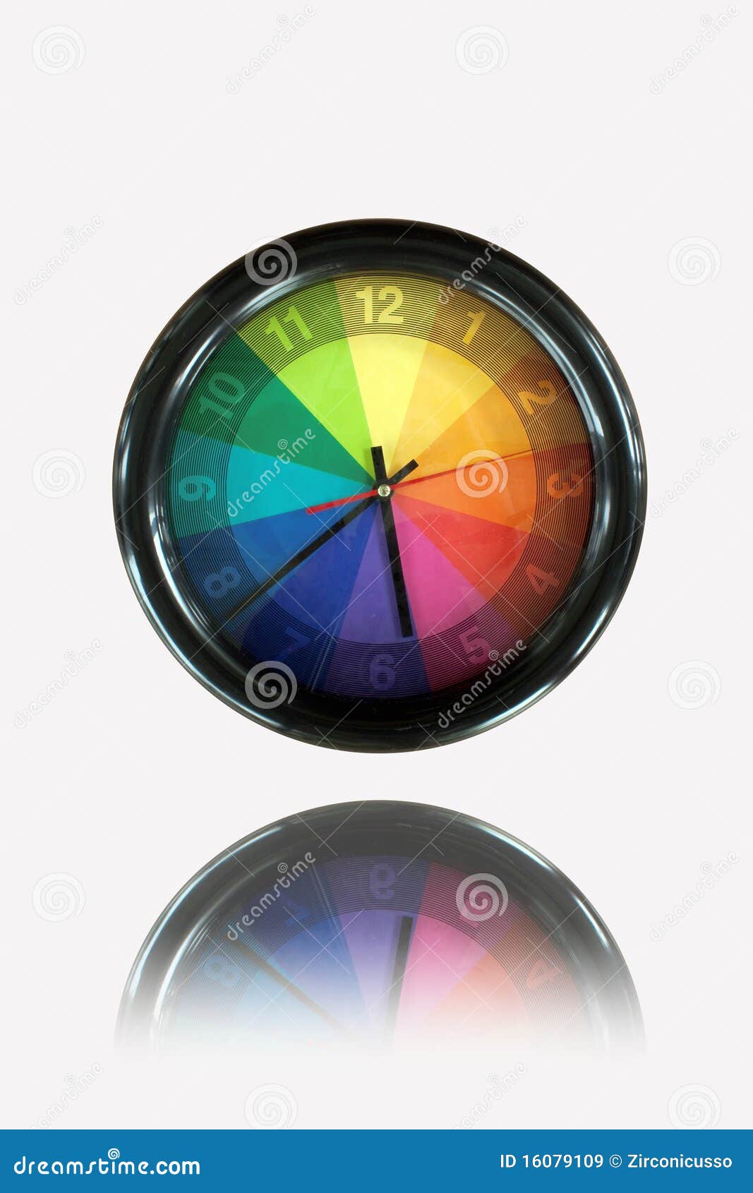 Colorful clock stock image. Image of effect, opportunity - 16079109