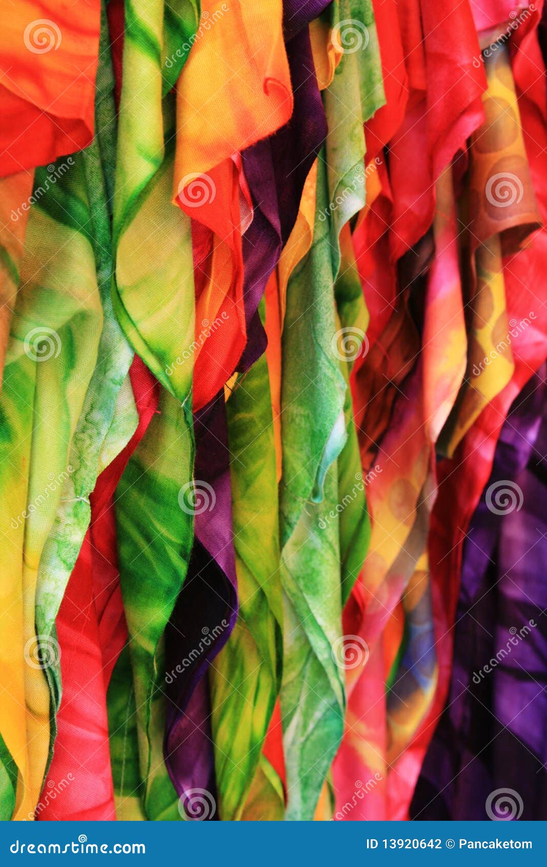 Colorful cloth stock photo. Image of dyed, green, colour - 13920642