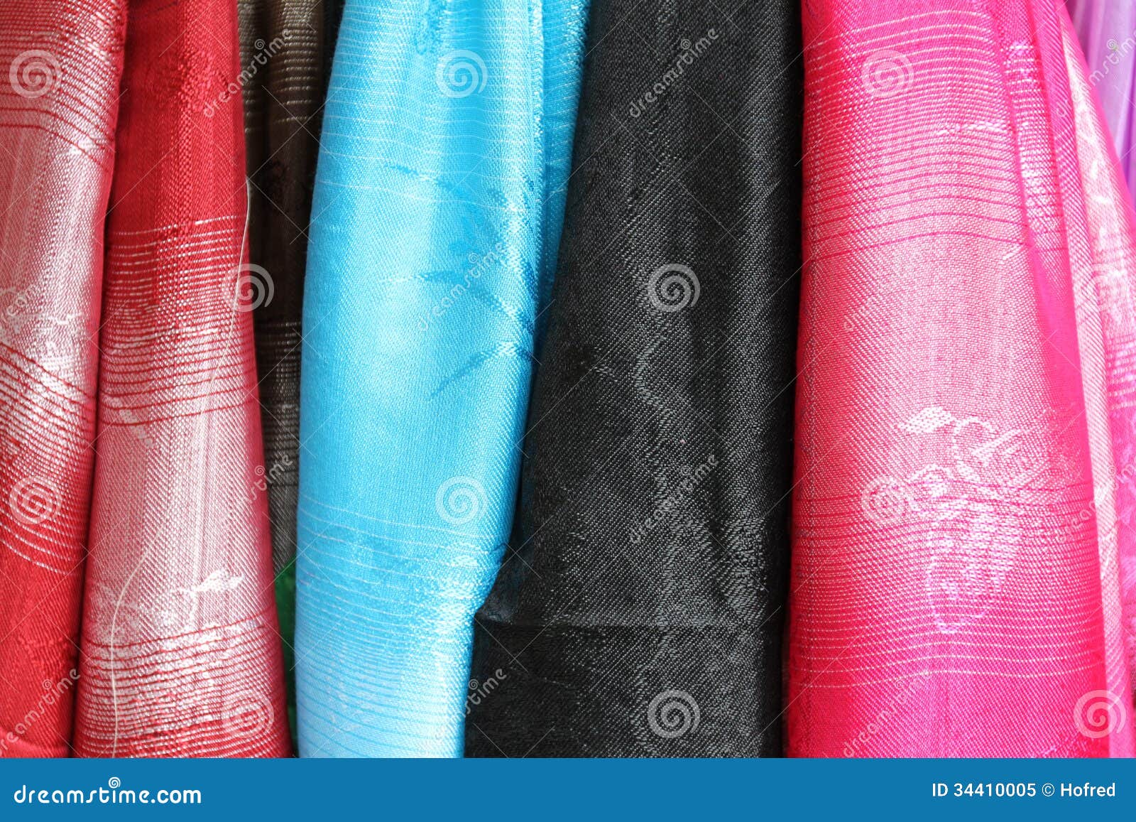 Colorful cloth stock image. Image of fabric, material - 34410005