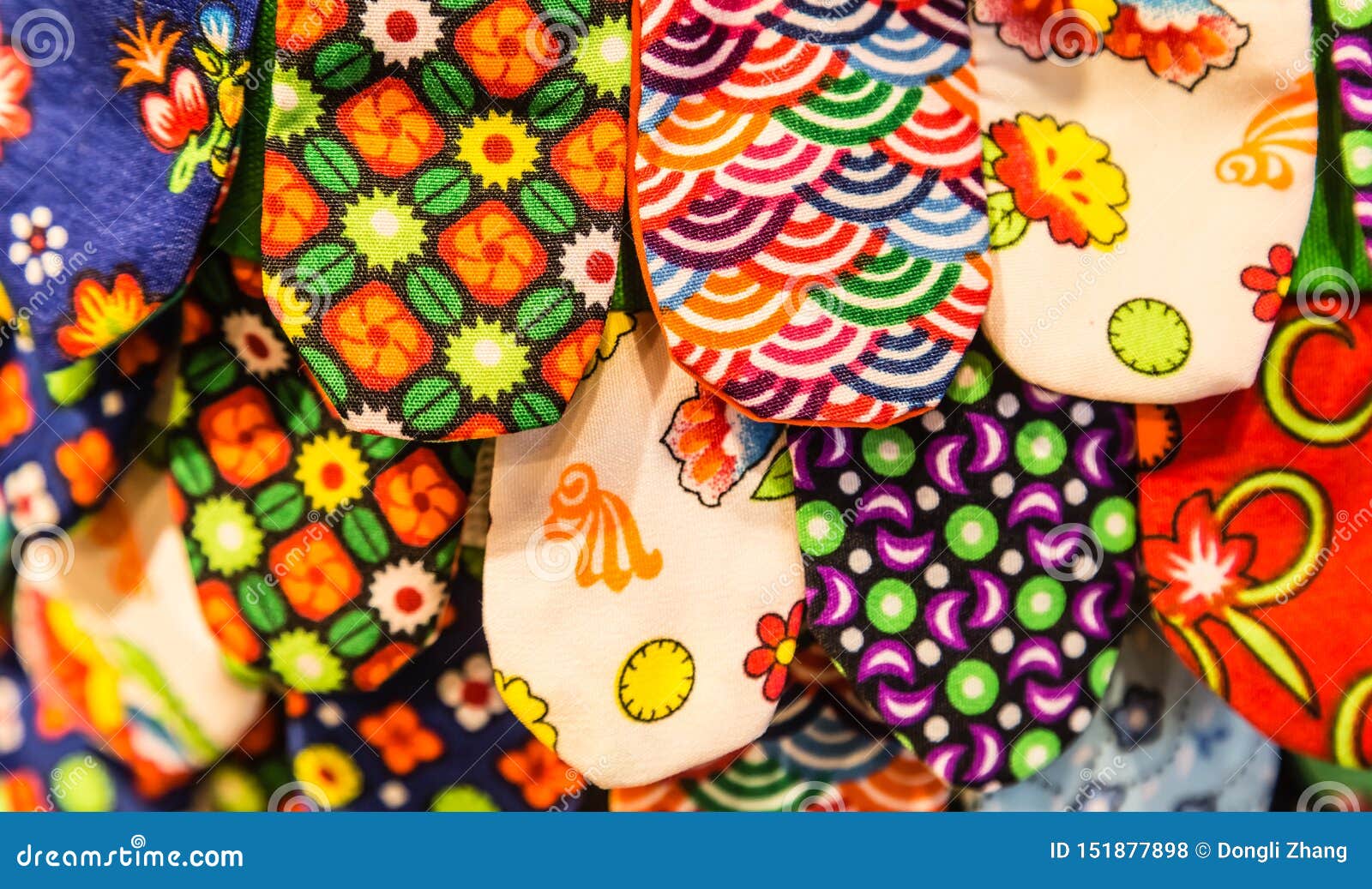 Colorful Cloth Display Layer by Layer Macro View Background Stock Photo ...