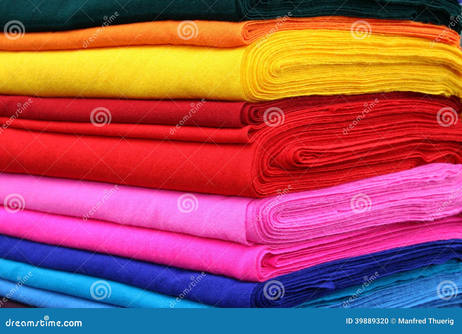Colorful Cloth stock photo. Image of beauty, heap, fabric - 39889320