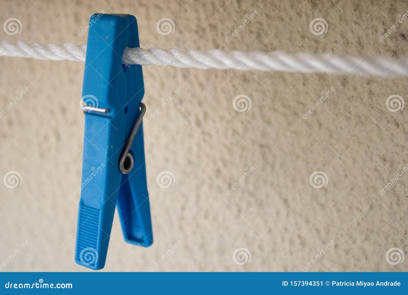 Cloth peg on a rope stock image. Image of cloth, texture - 157394351