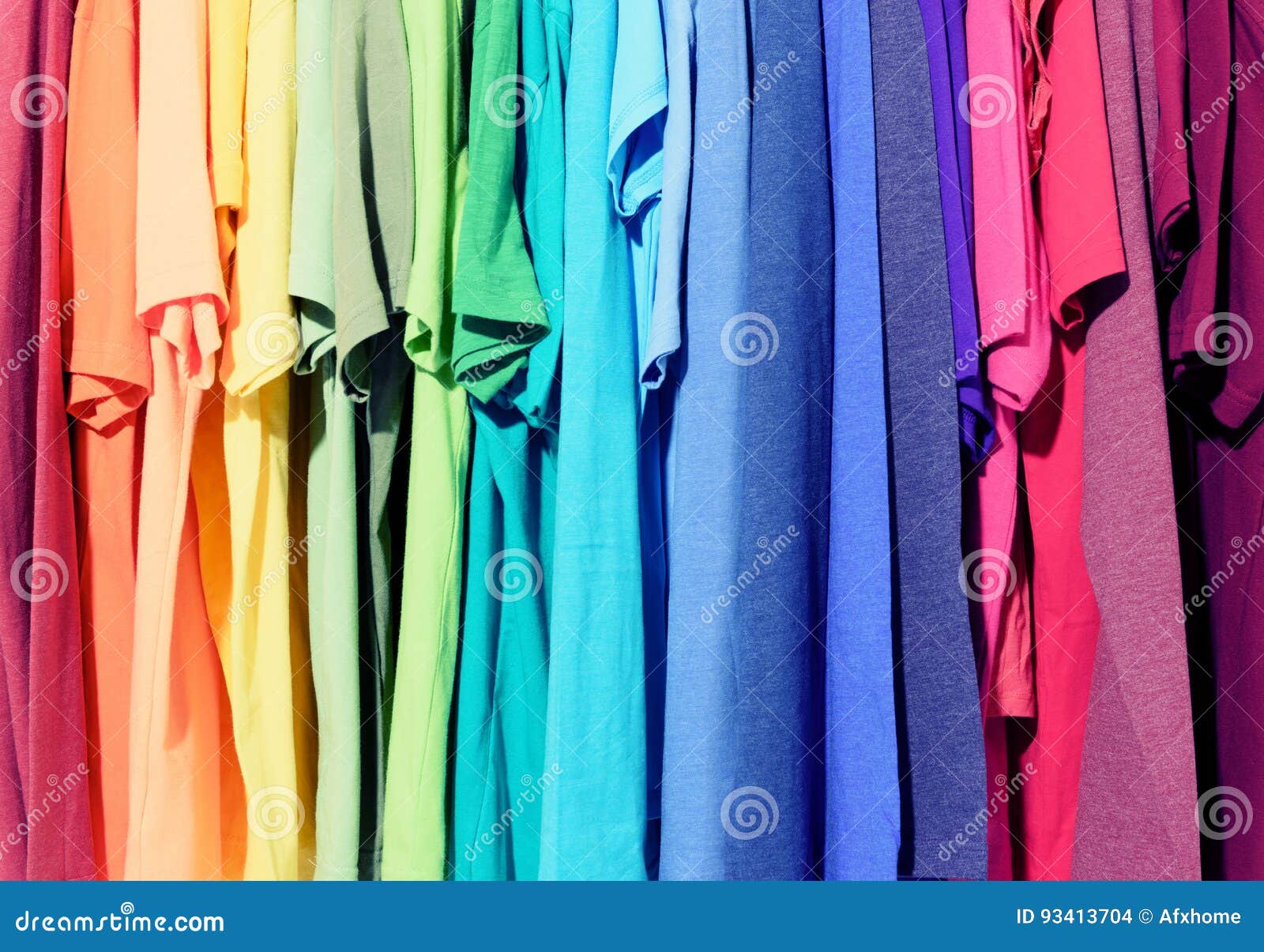 Colorful Clothes Hanging Abstract Texture Background Stock Photo ...