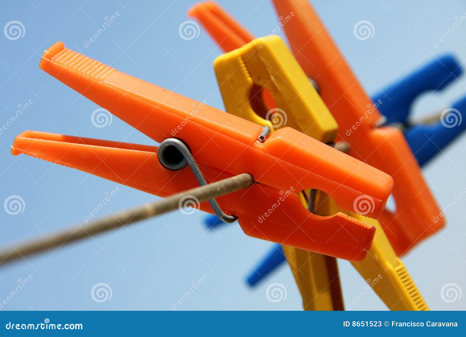 Colorful clothes pegs stock image. Image of cloth, color - 8651523
