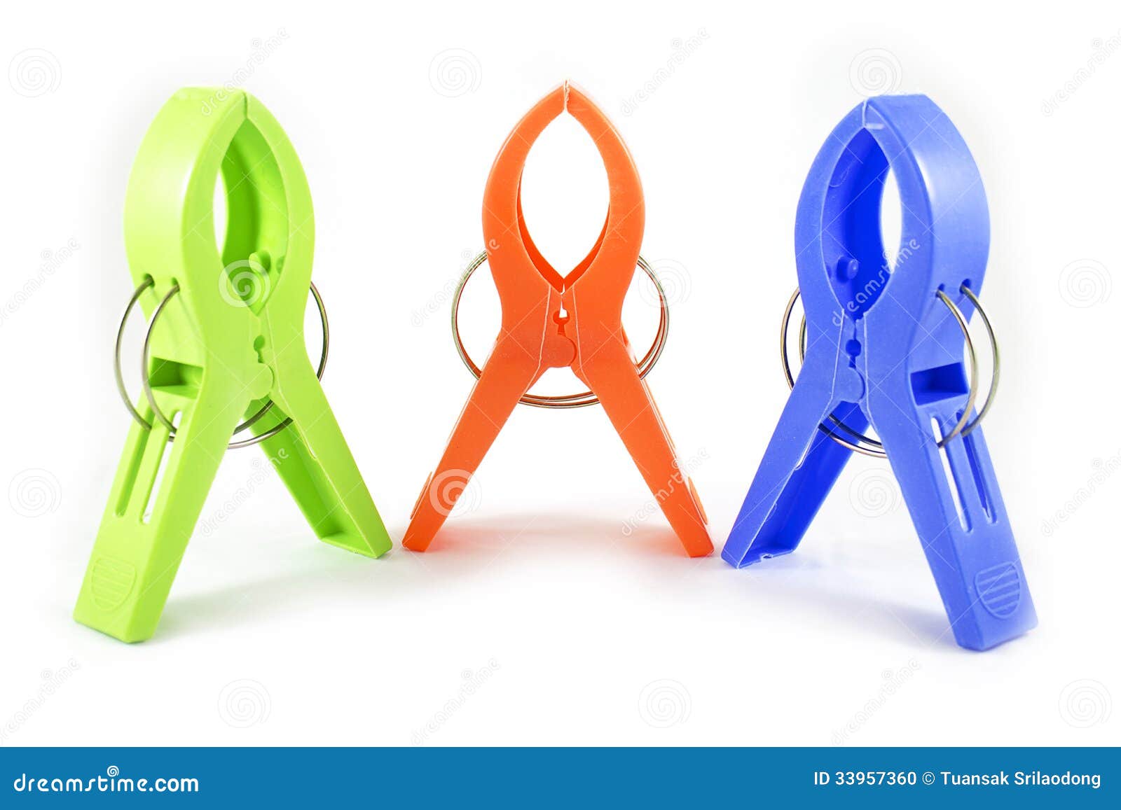 Colorful clothes pegs stock photo. Image of objects, clothespin - 33957360