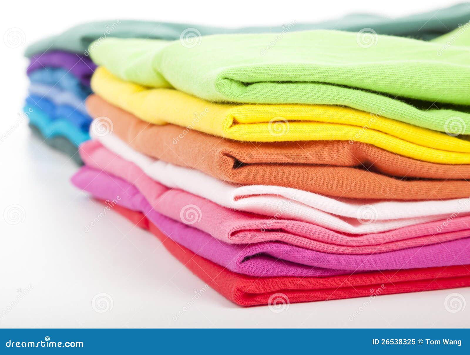 Colorful Clothes and Shirts Stock Image - Image of colors, garment ...
