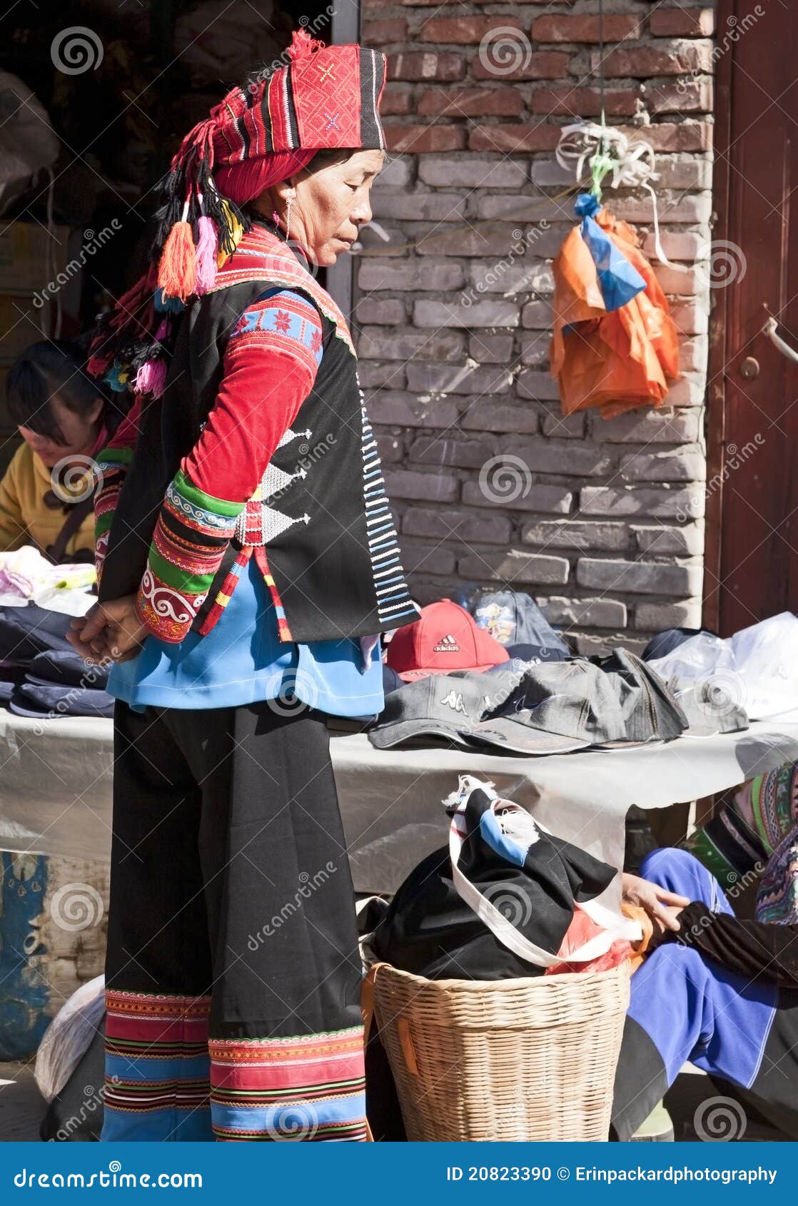 Colorful Clothing of the Hani Editorial Image - Image of colorful ...