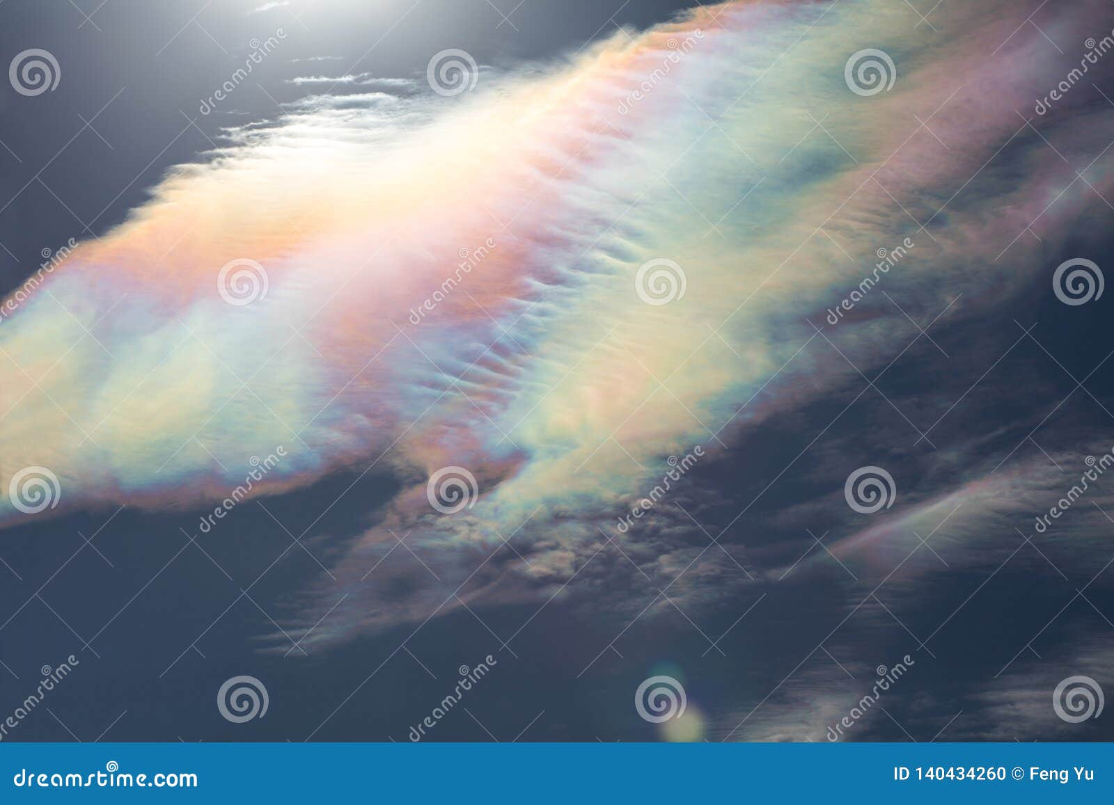 Cloud Iridescence, Diffraction Phenomenon Produce Very Vivid Col ...