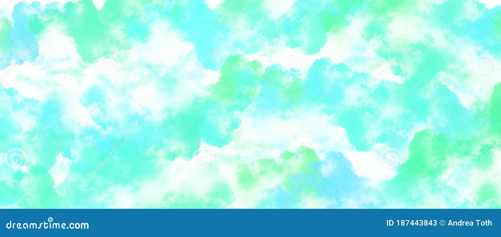 Colorful Clouds Background for Your Webdesign Work Stock Illustration ...