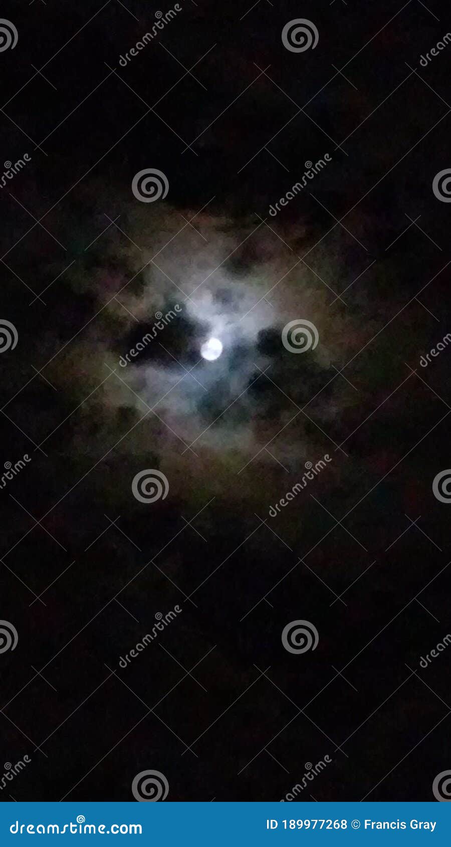 Colorful Moon stock photo. Image of colorful, full, moon - 189977268