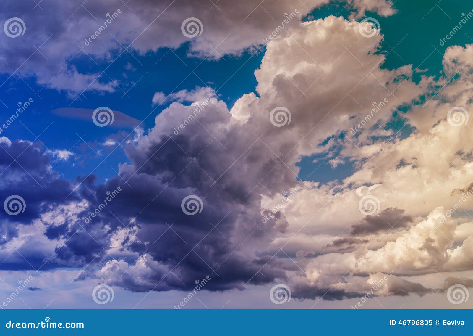 Colorful clouds. stock image. Image of abstract, flowing - 46796805