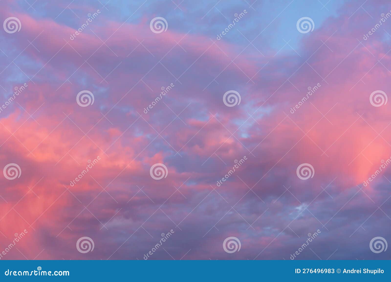 Colorful Clouds in the Sky at Sunset. Stock Image - Image of abstract ...