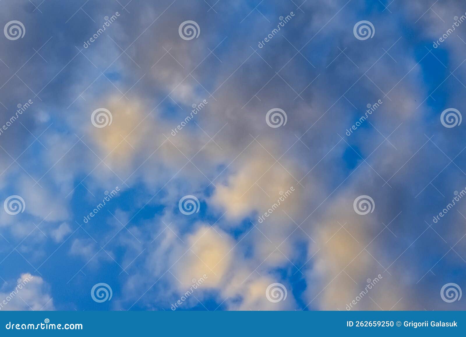 Colorful Cloudy Dky at Sunset.texture of the Sky and Clouds Stock Photo ...