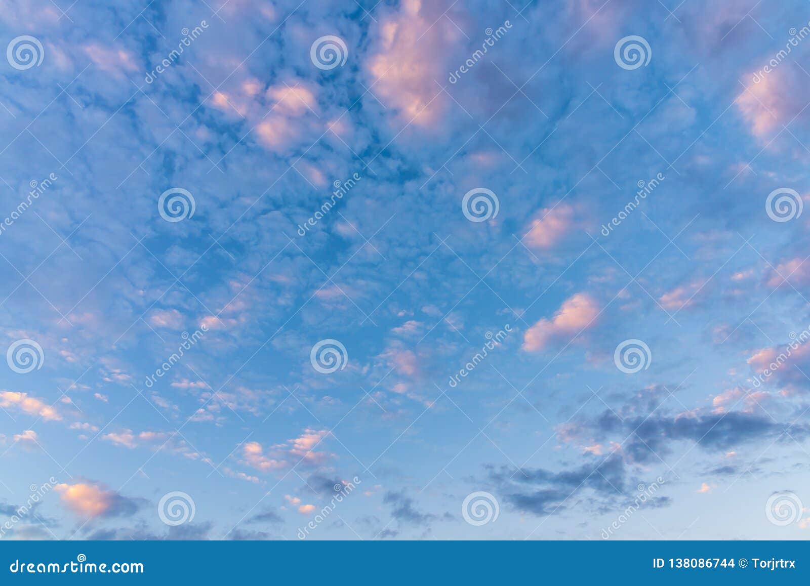 Colorful Cloudy Sunset Sky with Beatiful Cloud Shape Stock Photo ...