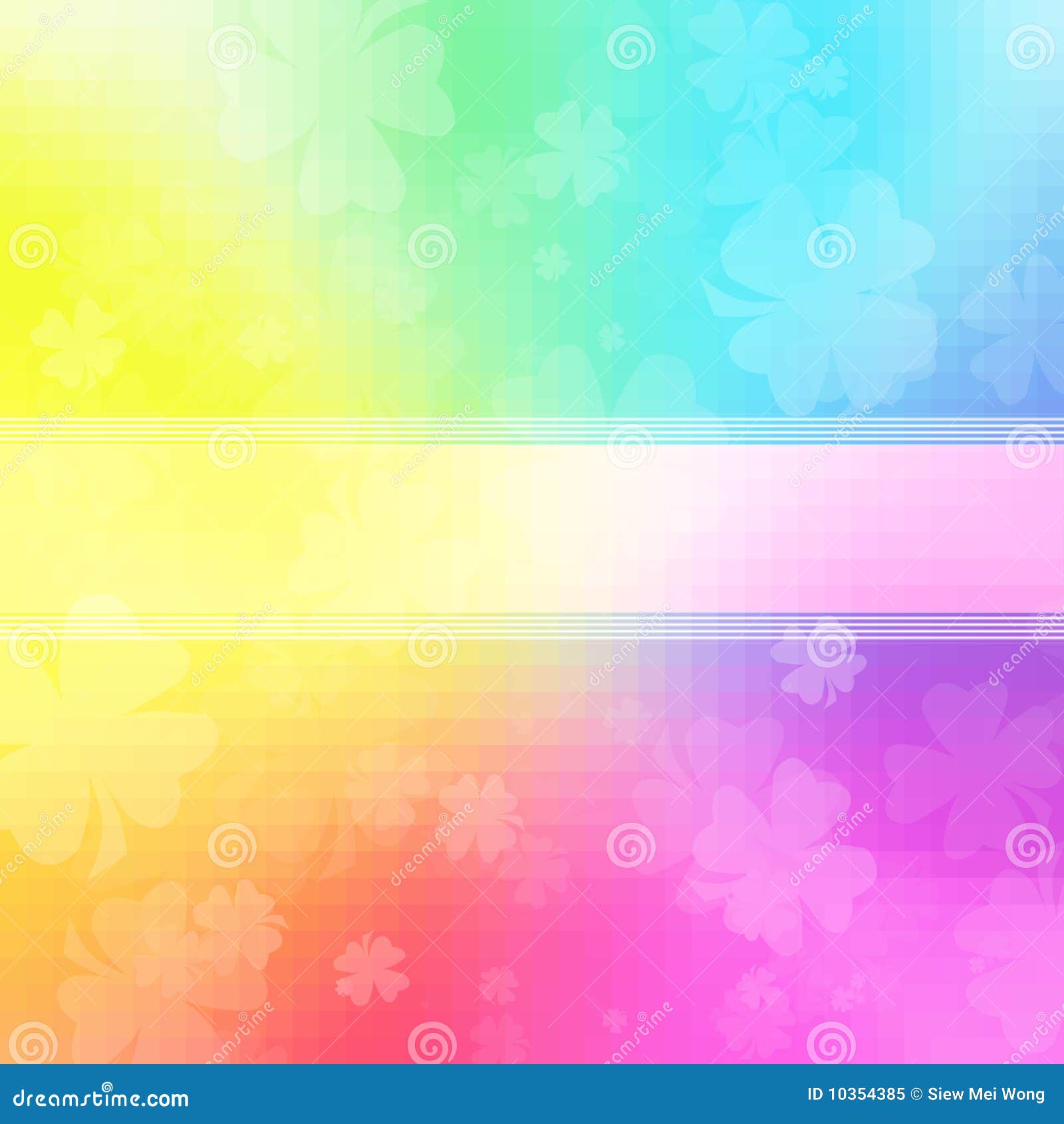 Colorful clover wallpaper stock illustration. Illustration of gradient ...