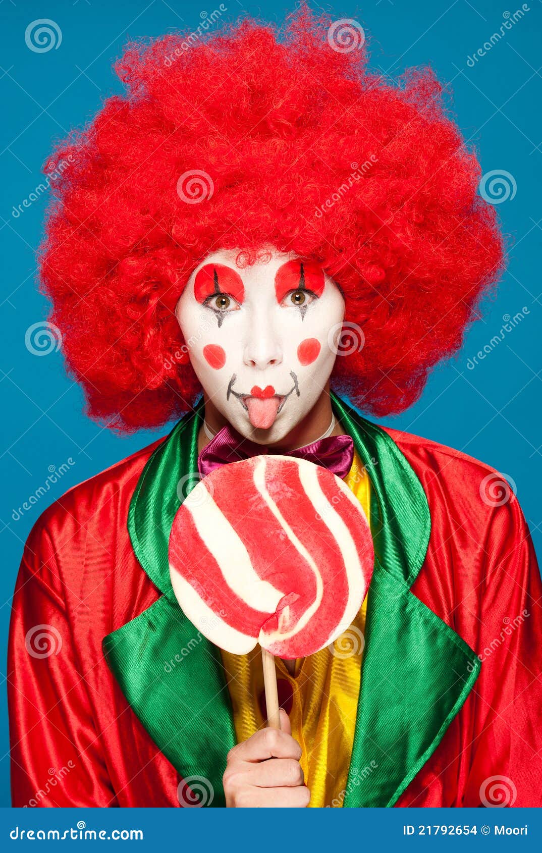 Colorful clown stock photo. Image of character, joke - 21792654
