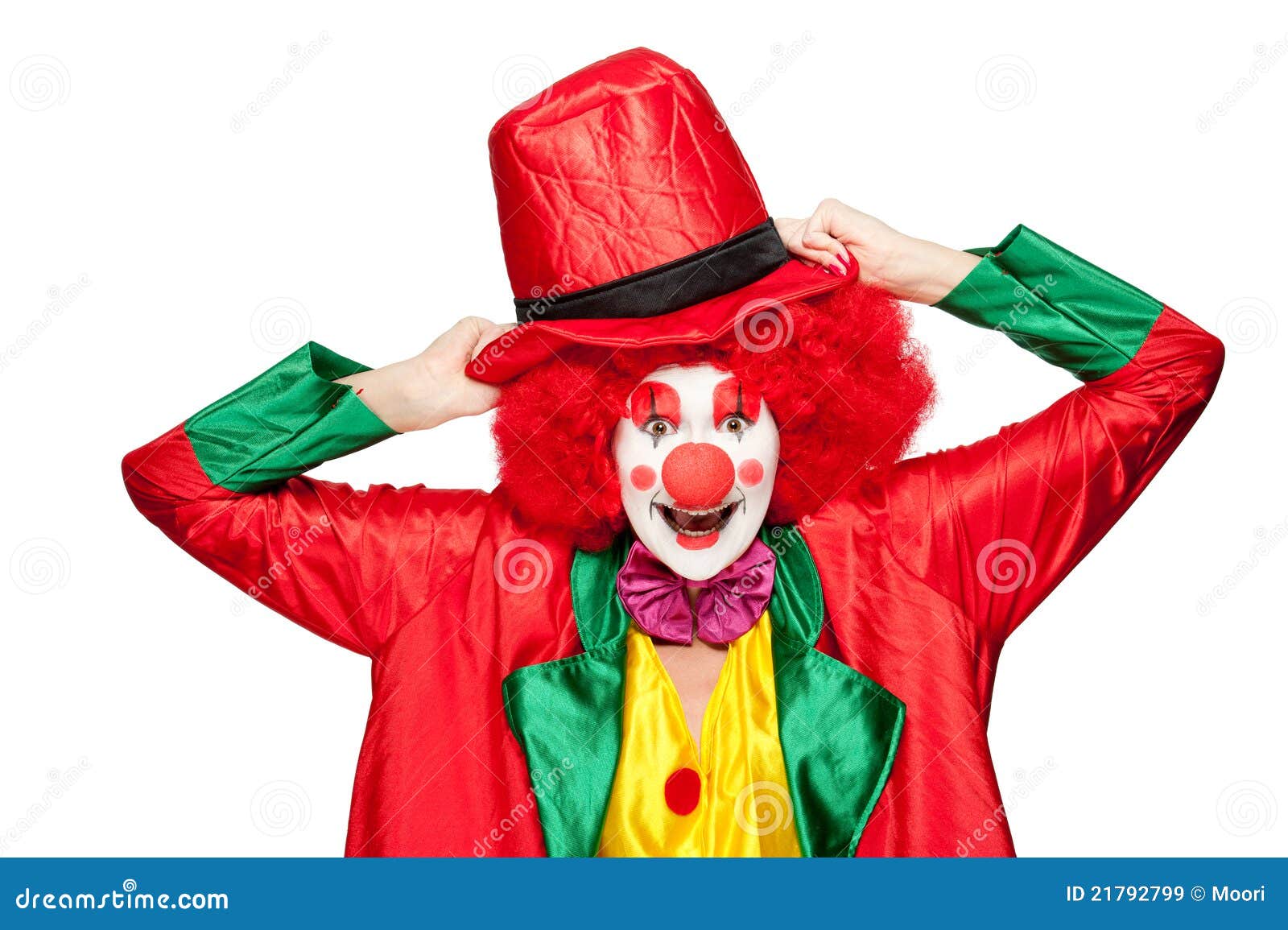 Colorful clown stock image. Image of show, carnival, character - 21792799