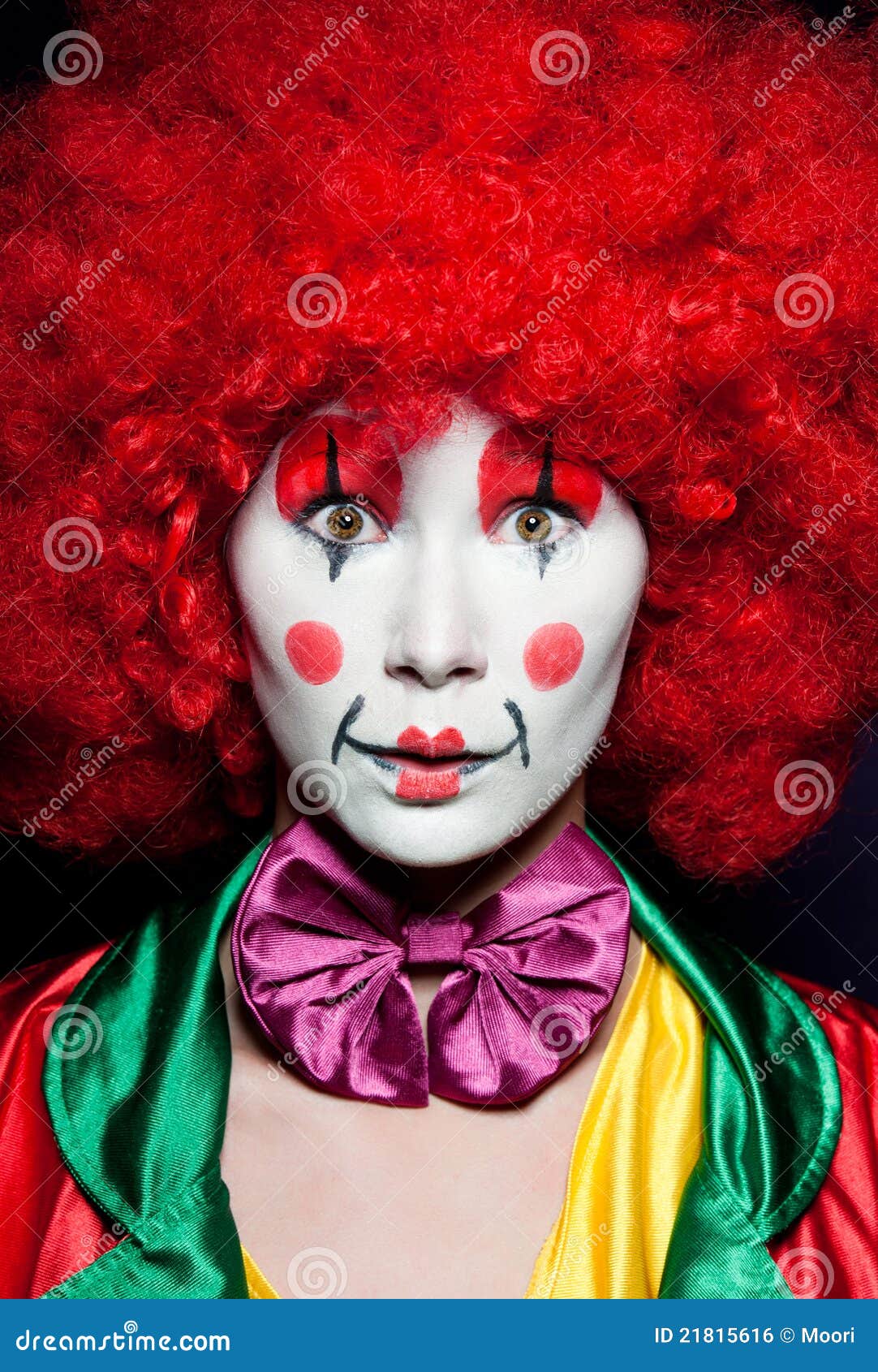 Colorful clown stock photo. Image of funny, adult, entertainmant - 21815616