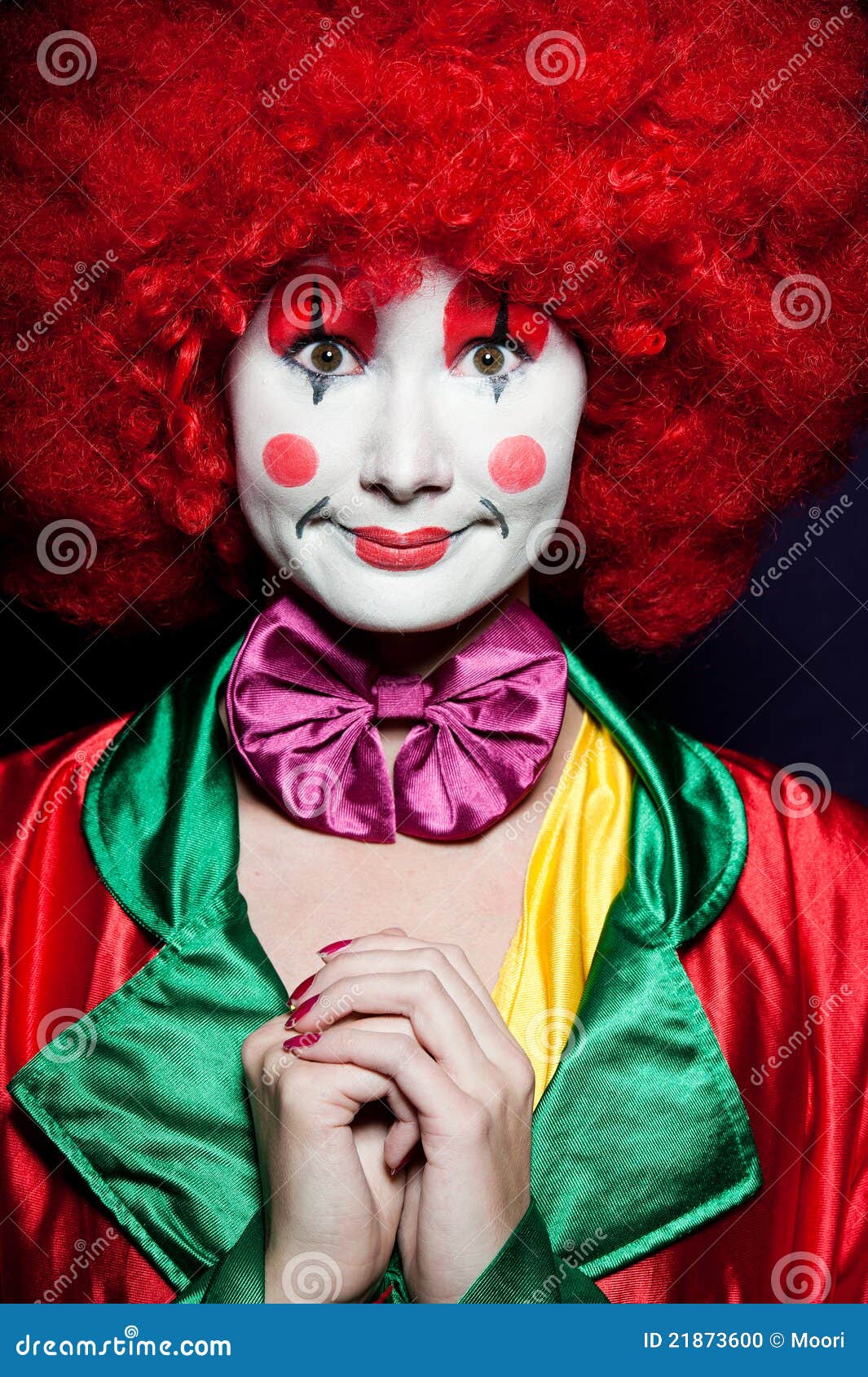 Colorful clown stock photo. Image of performer, colorful - 21873600