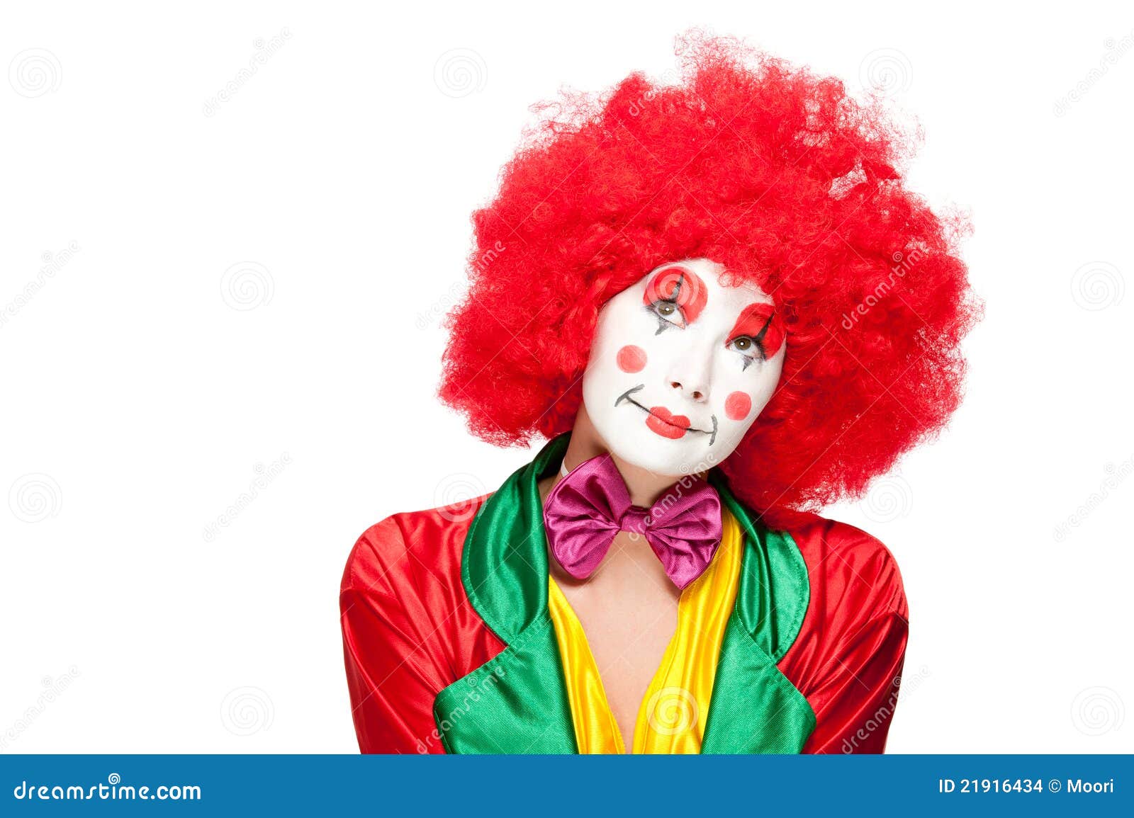Colorful clown stock photo. Image of dressed, comedy - 21916434