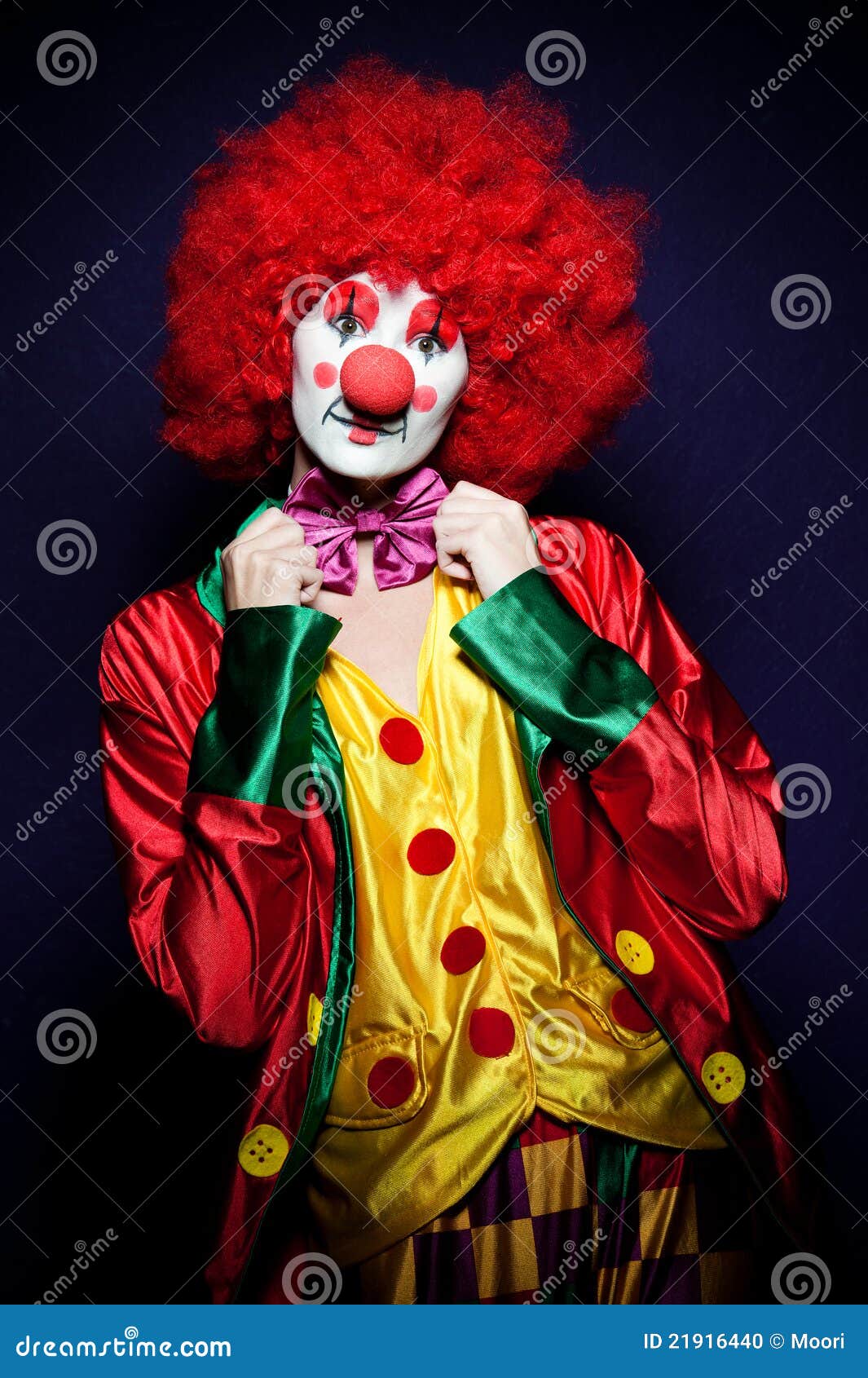 Colorful clown stock photo. Image of actor, joker, circus - 21916440