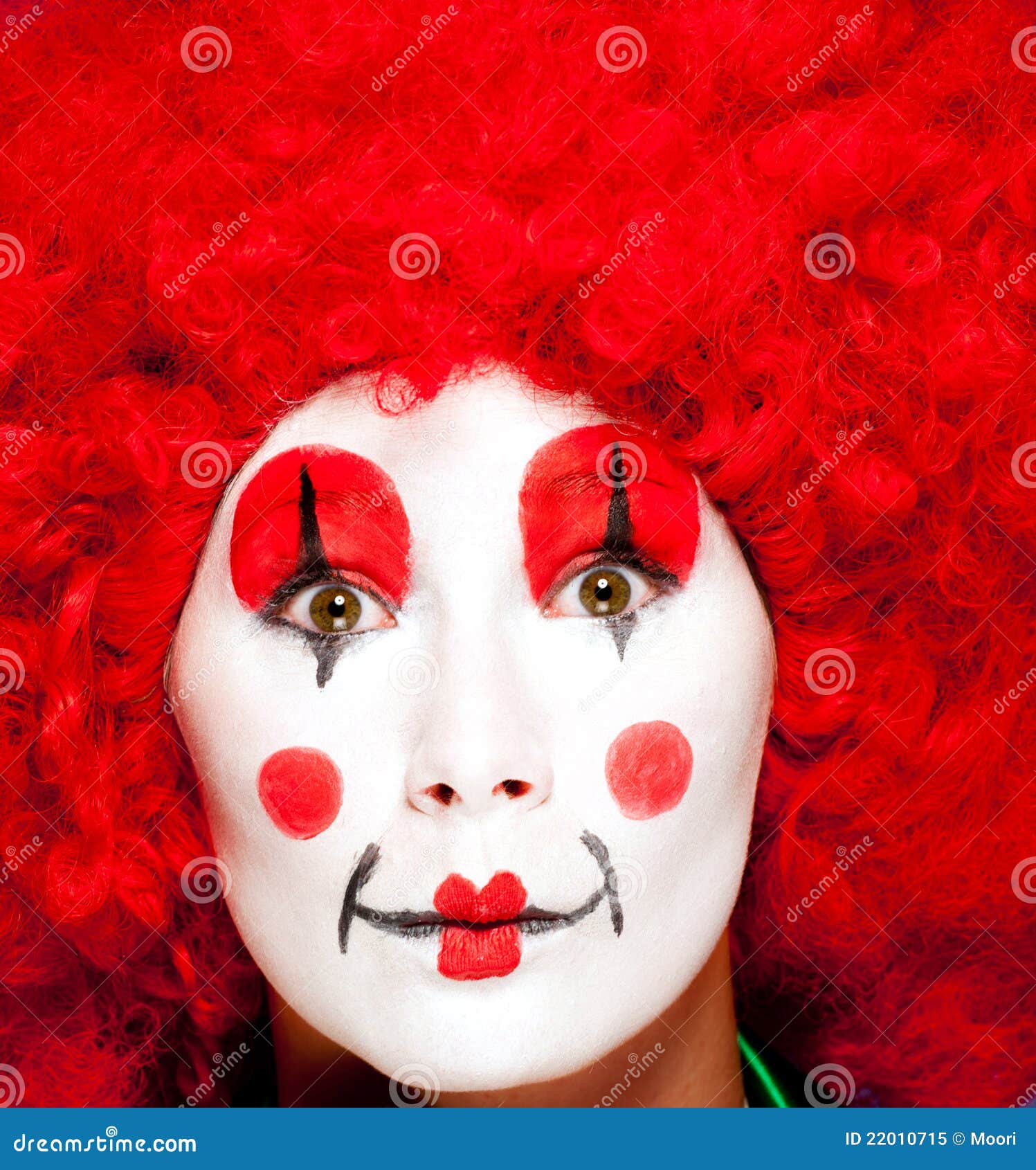 Colorful clown stock image. Image of portrait, performer - 22010715