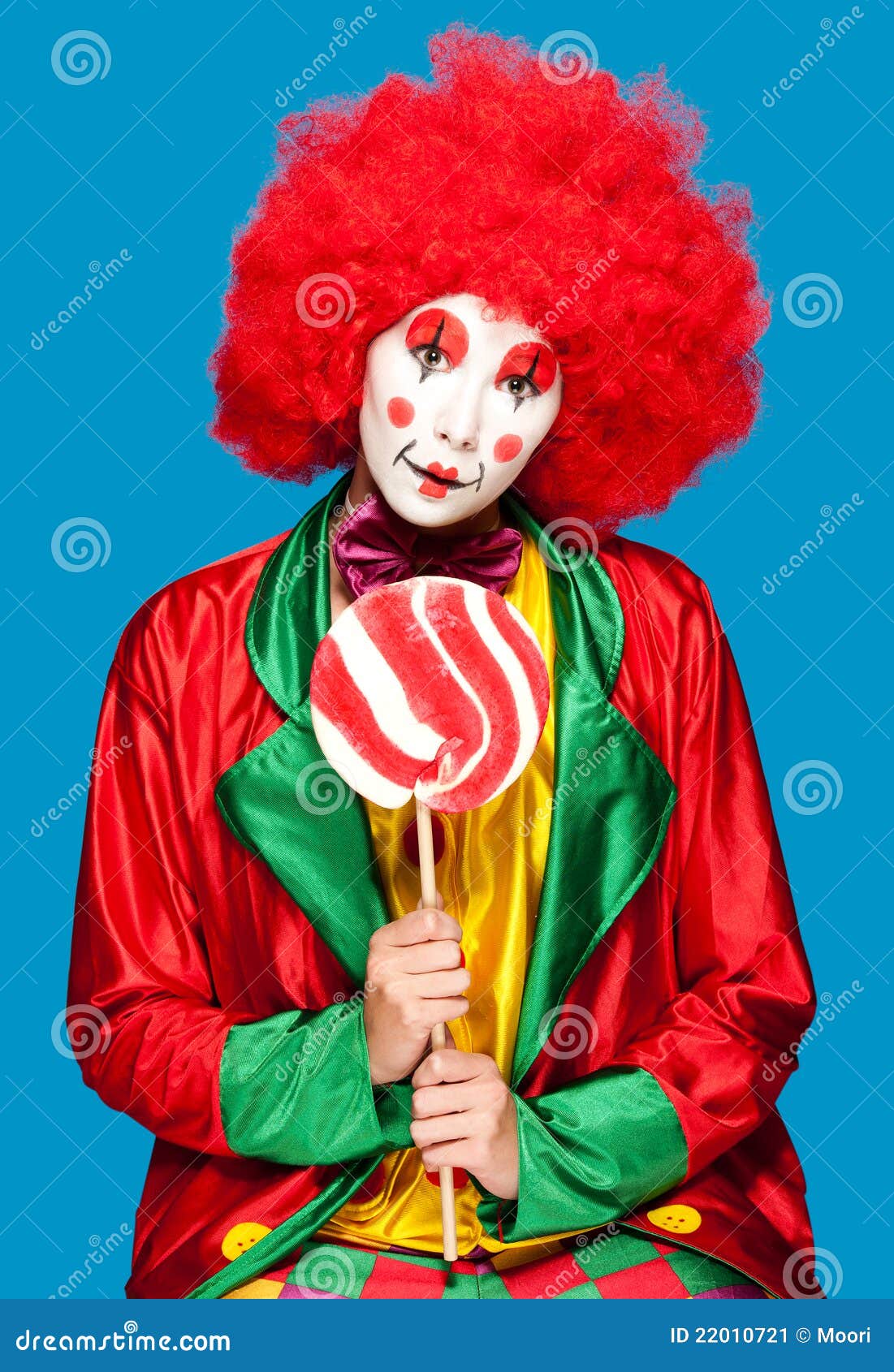 Colorful clown stock image. Image of humor, party, portrait - 22010721