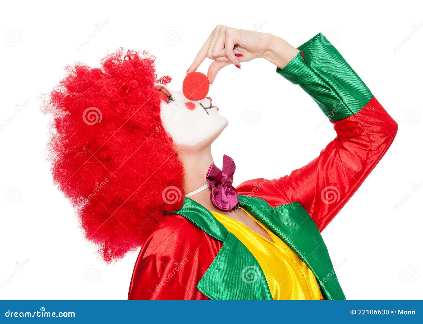 Colorful clown stock photo. Image of actor, colorful - 22106630