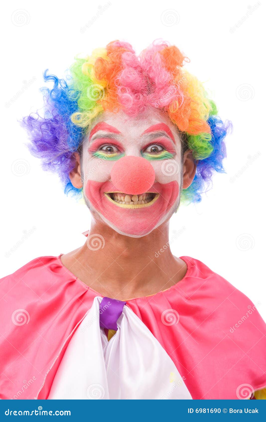 Colorful clown stock photo. Image of comedian, magic, trick - 6981690