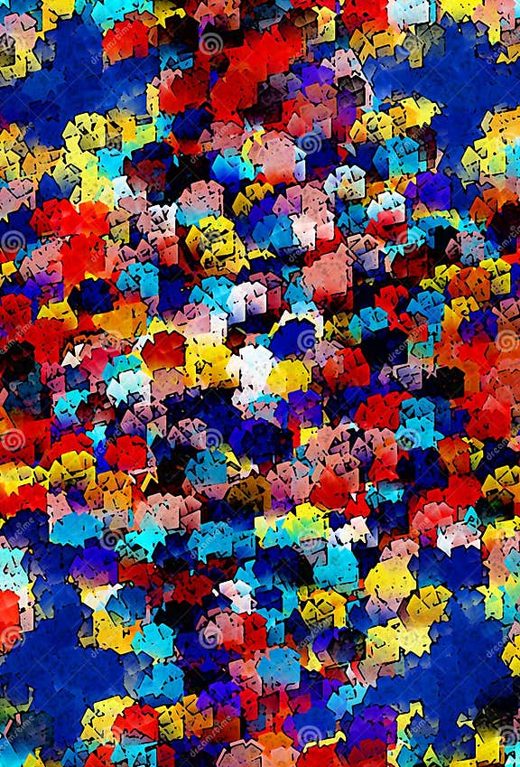 Colorful Clutter stock illustration. Illustration of dark - 15911461