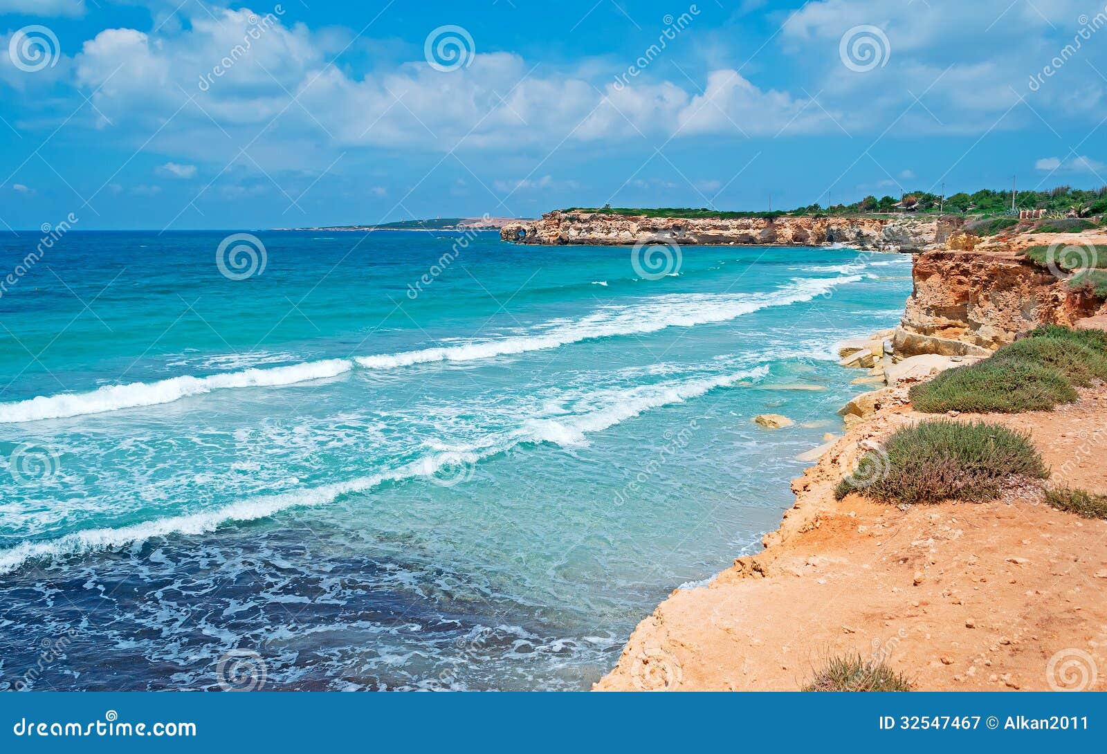 Colorful coast stock image. Image of foam, coastline - 32547467