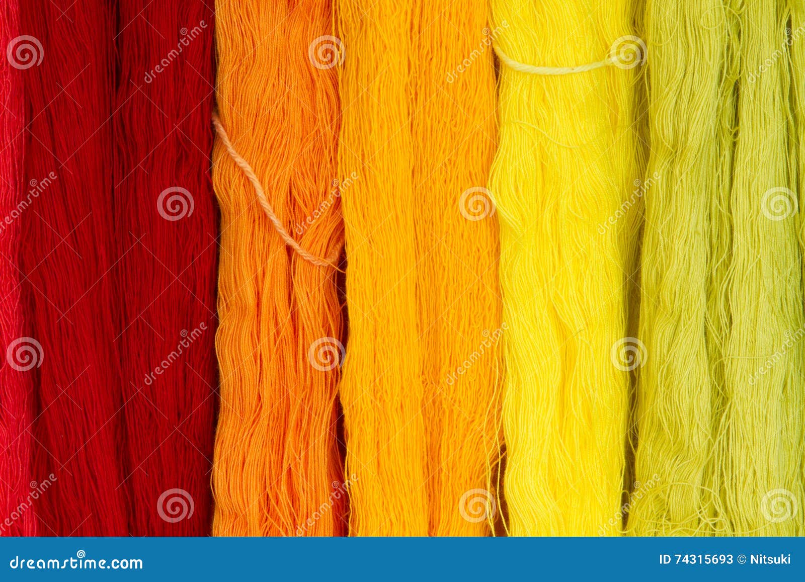 Colorful Cocoon Silk Threads Stock Image - Image of threads, textile ...
