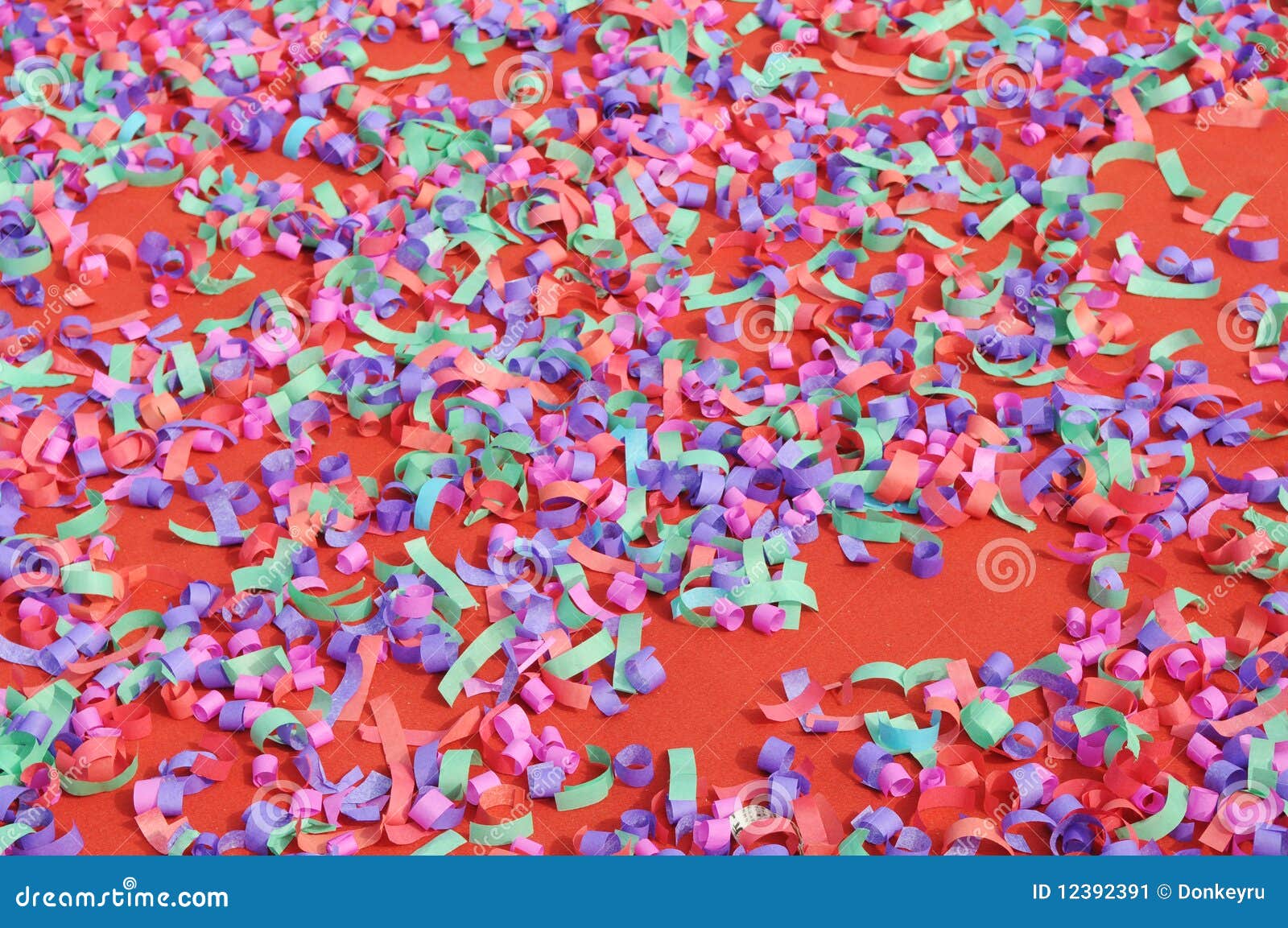 Colorful cofetti on carpet stock image. Image of event - 12392391