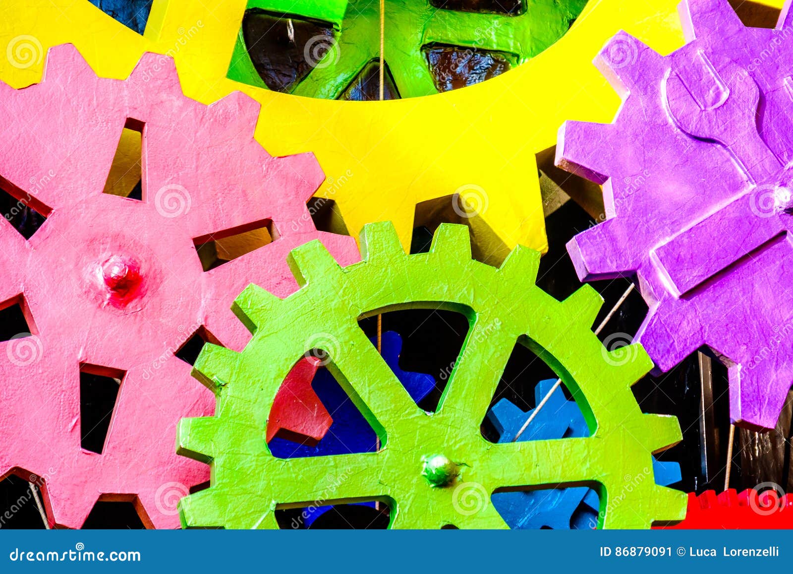 Colorful Cog Texture Gears Closeup Wheels Stock Image - Image of ...