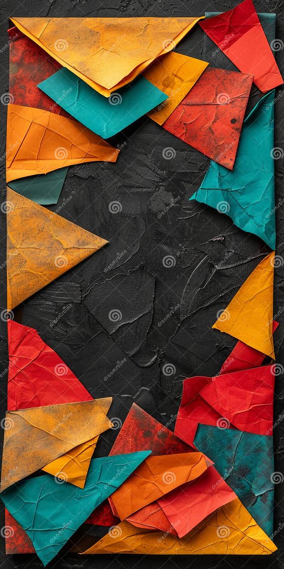 A colorful collage of stock illustration. Illustration of design ...