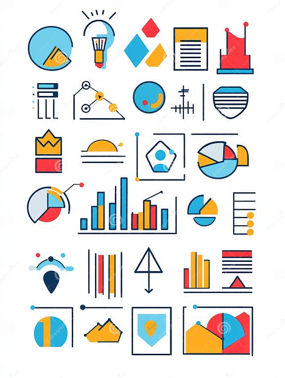 Colorful Collection of Geometric Shapes and Data Visualizations for ...