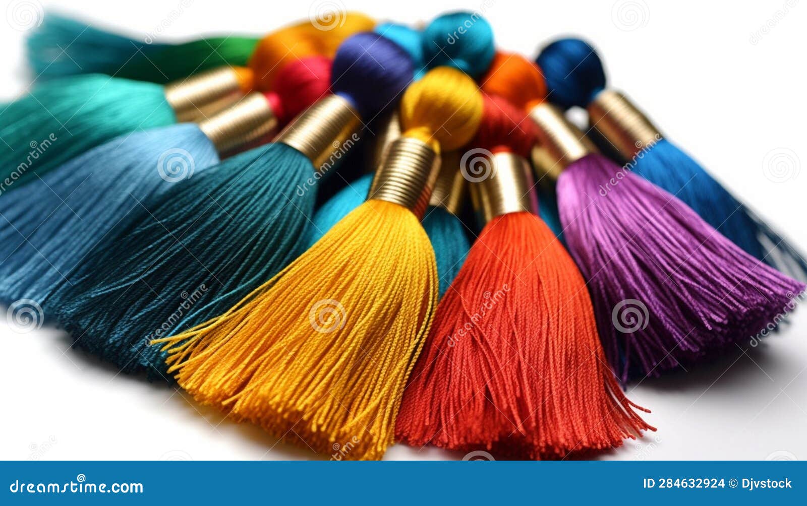 A Colorful Collection of Sewing Items in a Variety of Materials ...