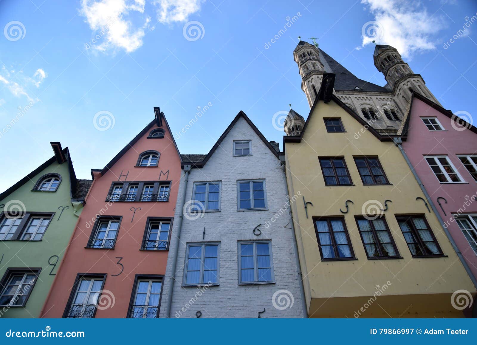 Colorful Cologne 5 stock image. Image of germany, antique - 79866997
