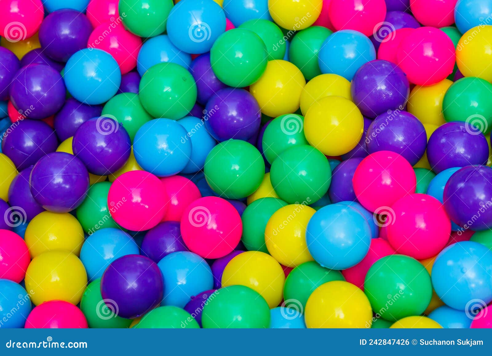 Colorful color of ball stock photo. Image of close, circle - 242847426
