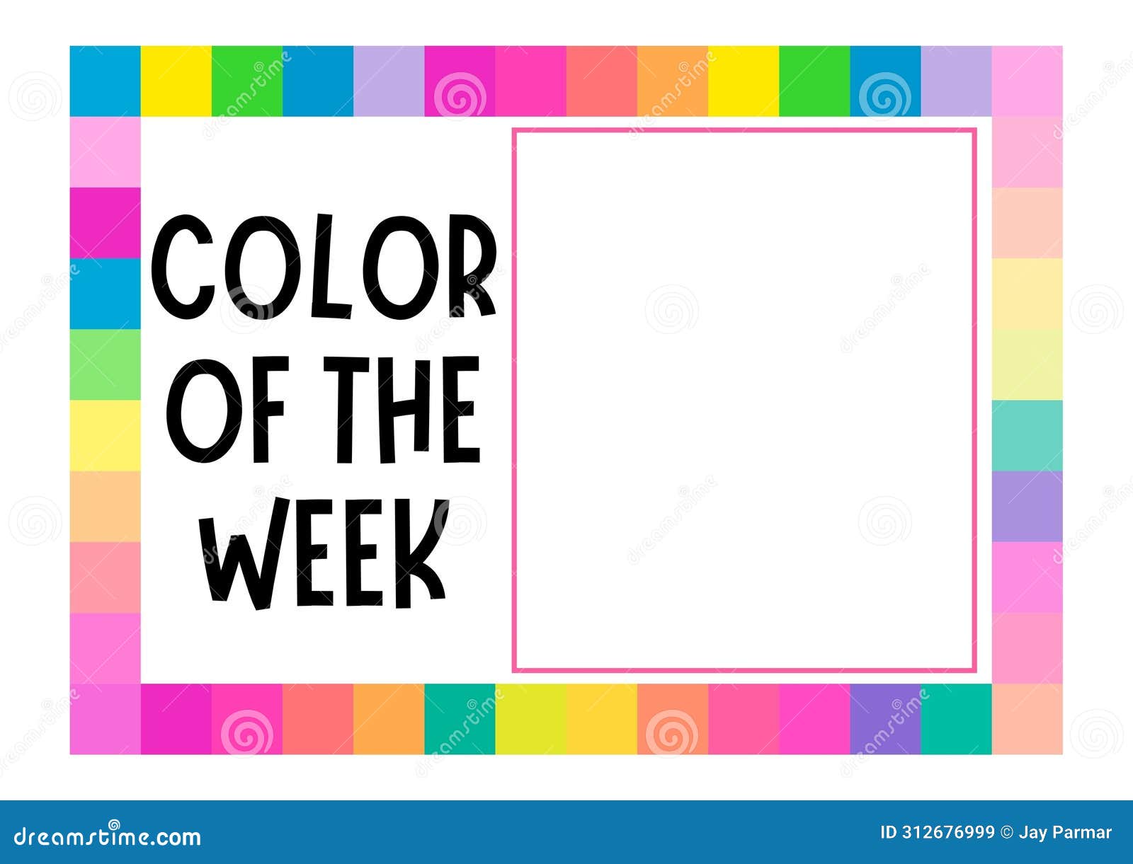 Colorful Color of the Week Circle Time Chart Flashcards - 2 Stock ...