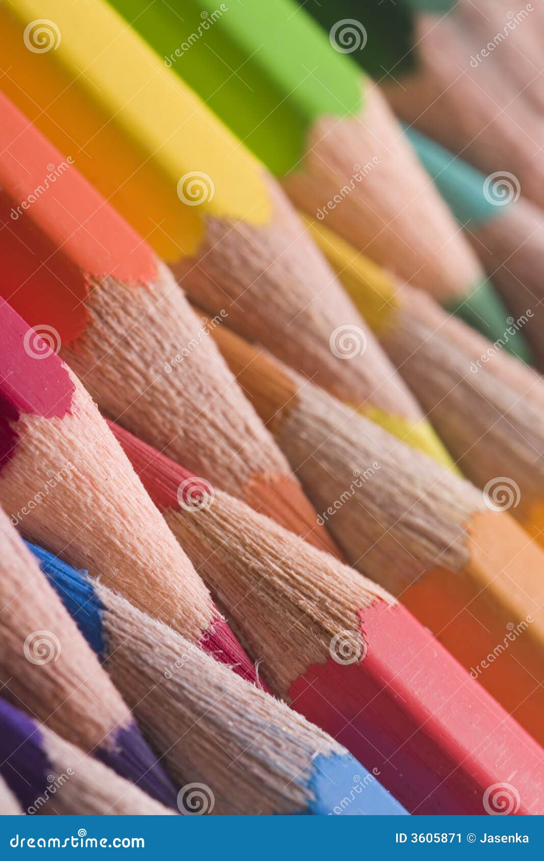 Colorful colored pencils stock image. Image of colorful - 3605871