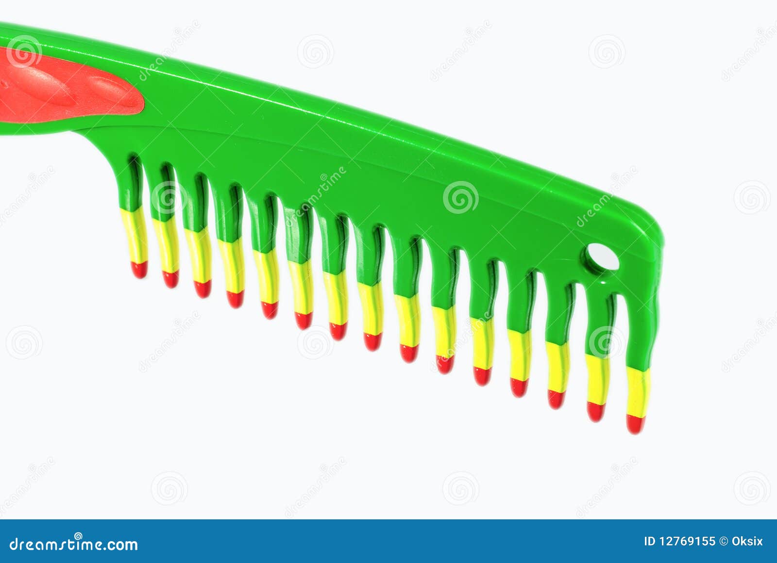 Colorful comb stock image. Image of health, hair, plastic - 12769155